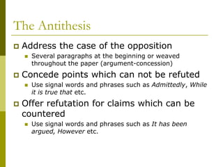 Argumentation The Art Of Persuasion (Colegio De Abogados) | PDF