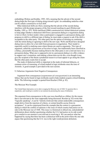 Argumentation Theory A Very Short Introduction | PDF