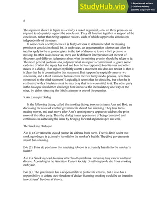 Argumentation Theory A Very Short Introduction | PDF