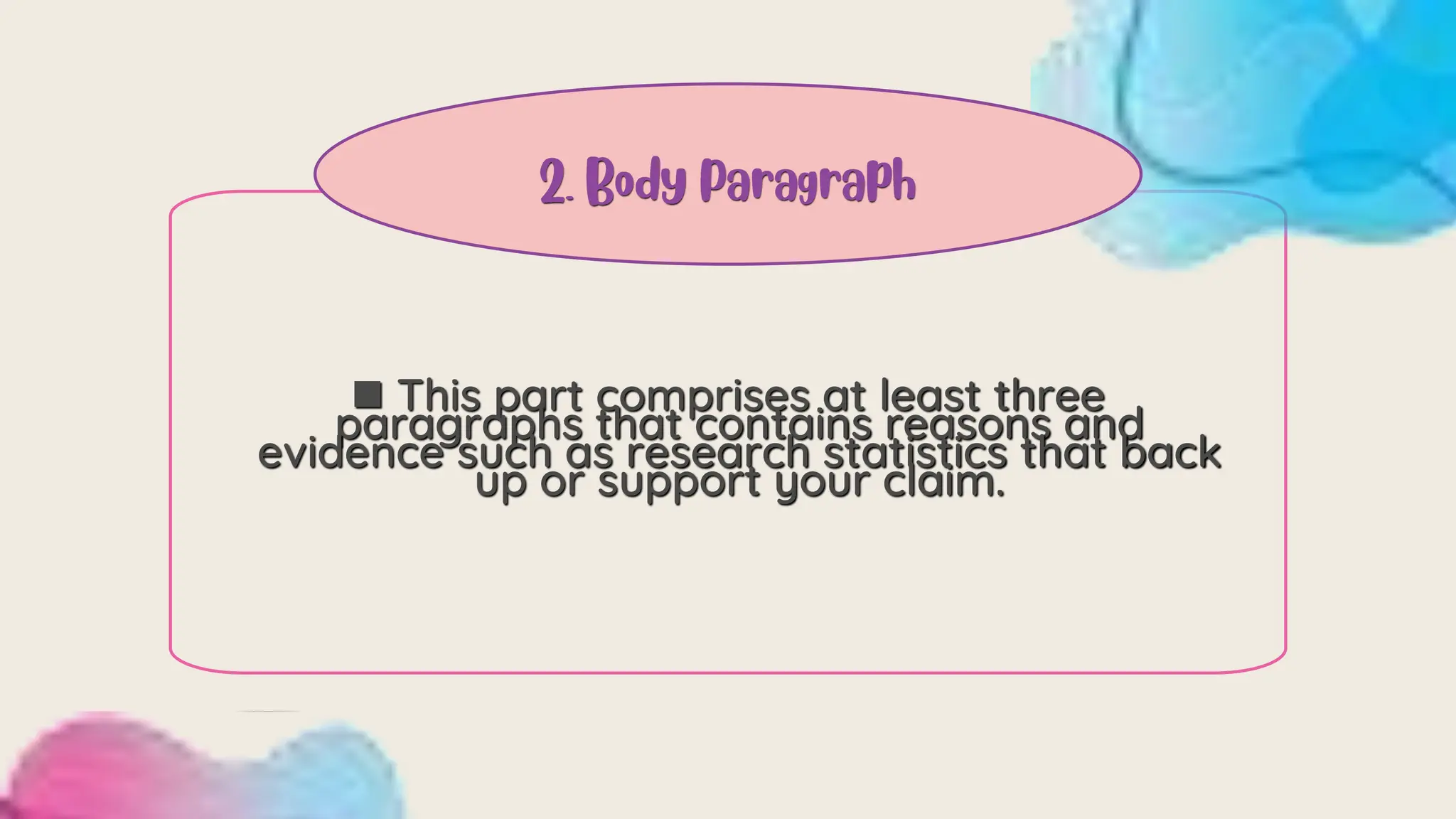 USE ARGUMENTATIVE WRITING TECHNIQUES. pptx | PPTX