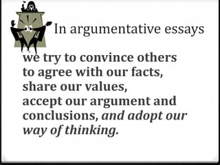 Argumentative essay | PPTX
