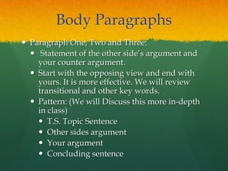 Argumentative essay | PPTX