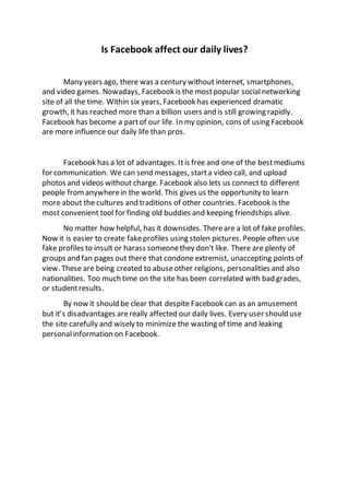 Argumentative essay | DOCX