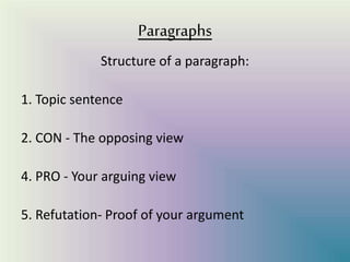 Argumentative essay | PPTX
