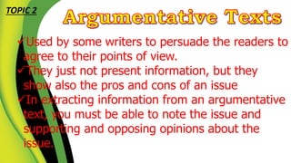 Argumentative essay | PPTX