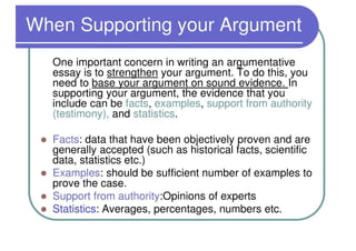 ARGUMENTATIVE ESSAY | PDF