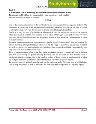 ARGUMENTATIVE ESSAY | PDF