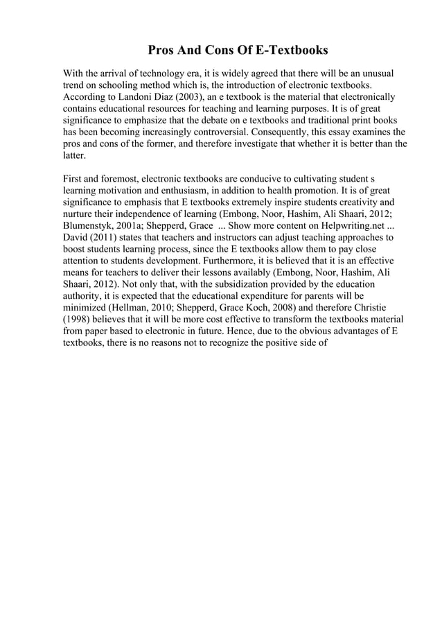 Argumentative Essay Cell Phones In School | PDF