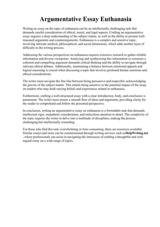 Argumentative Essay Euthanasia.pdf