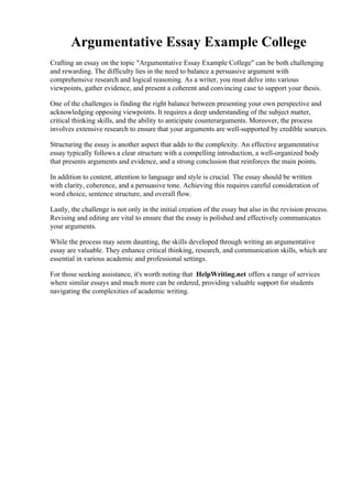 Argumentative Essay Example College.pdf