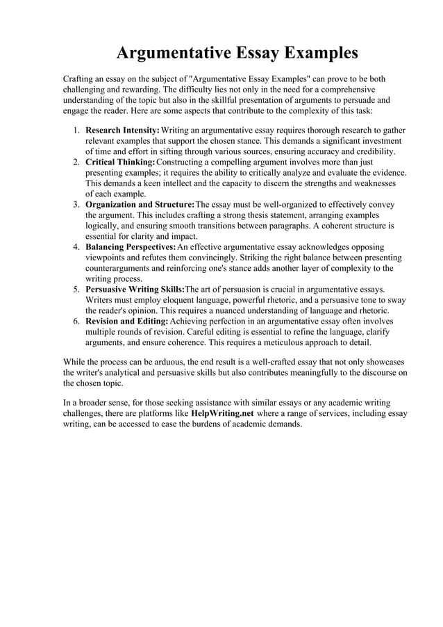 Argumentative Essay Examples | PDF | Judaism | Religion & Spirituality