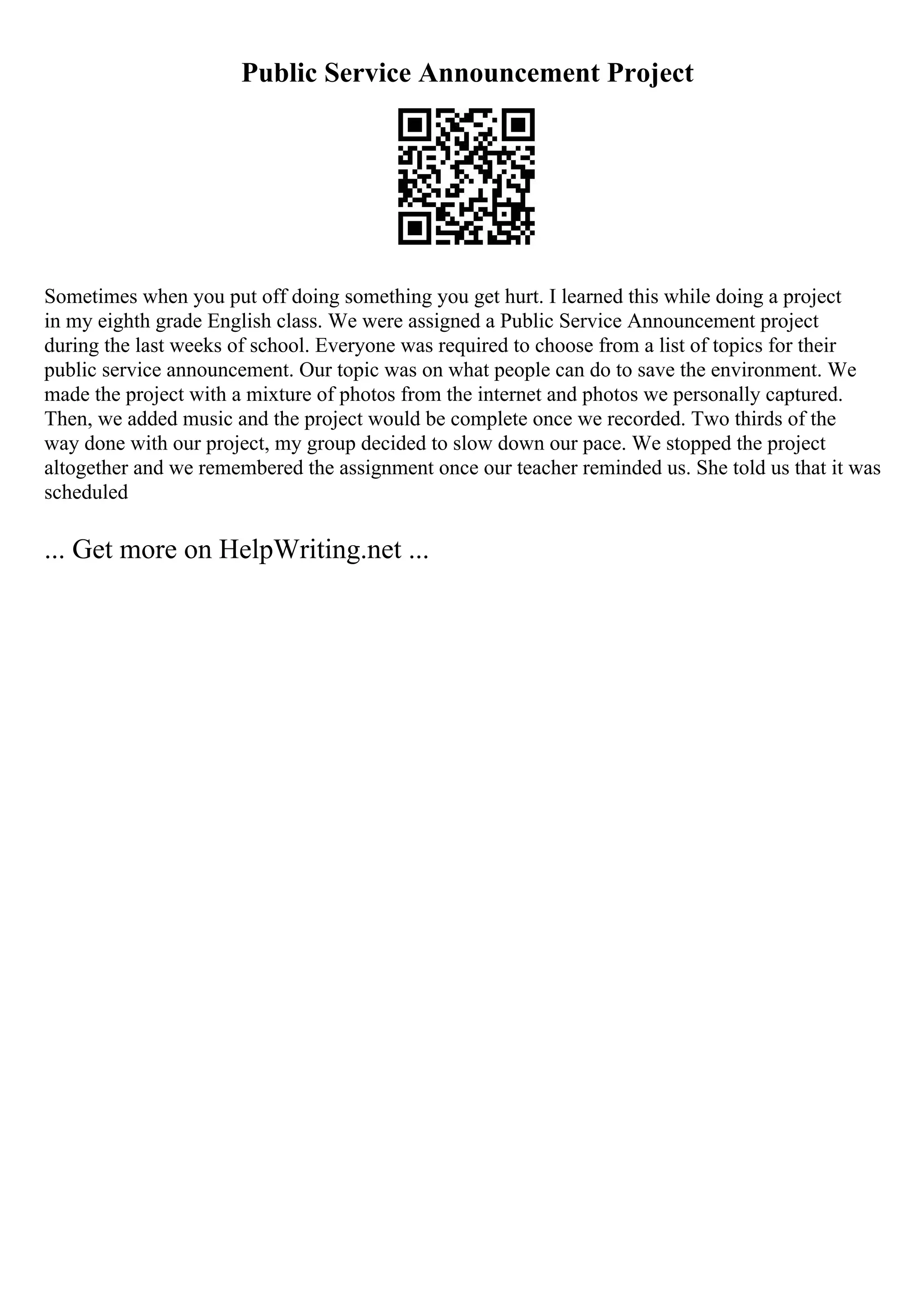 Argumentative Essay Examples 9Th Grade | PDF