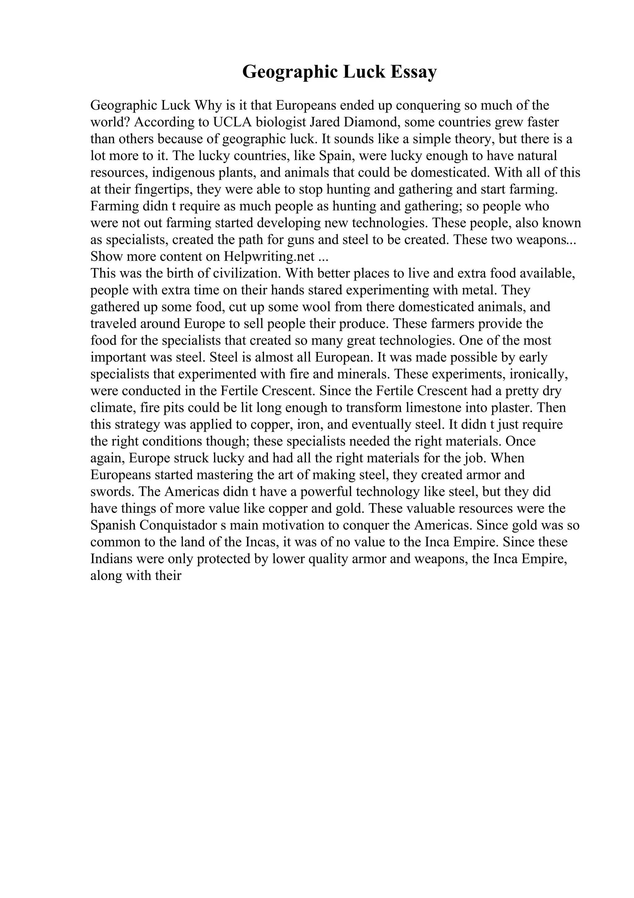 Argumentative Essay Examples College | PDF