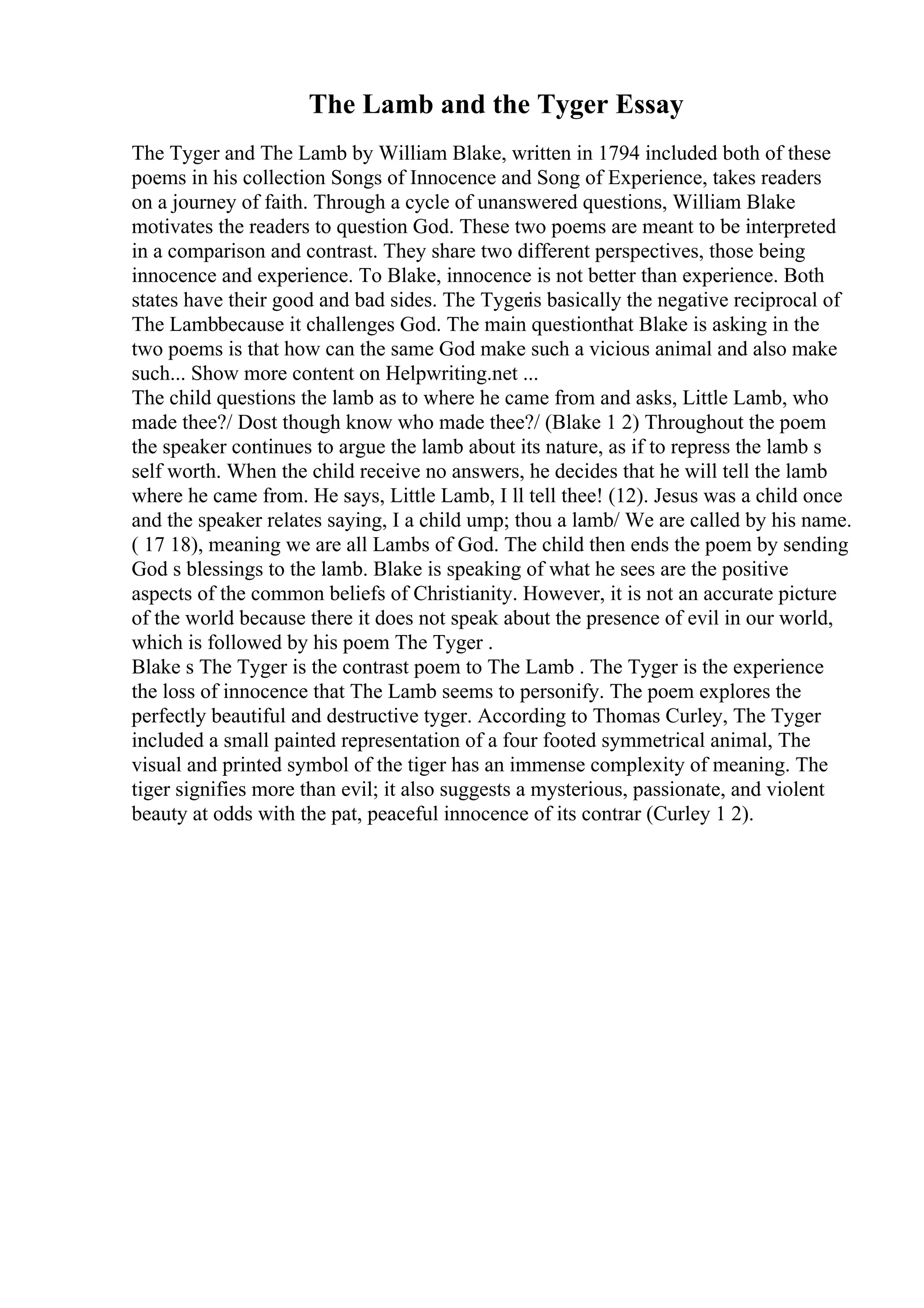 Argumentative Essay Examples High School | PDF