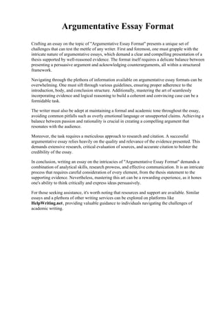 Argumentative Essay Format.pdf