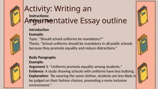 Argumentative Essay for the G10 students.pptx