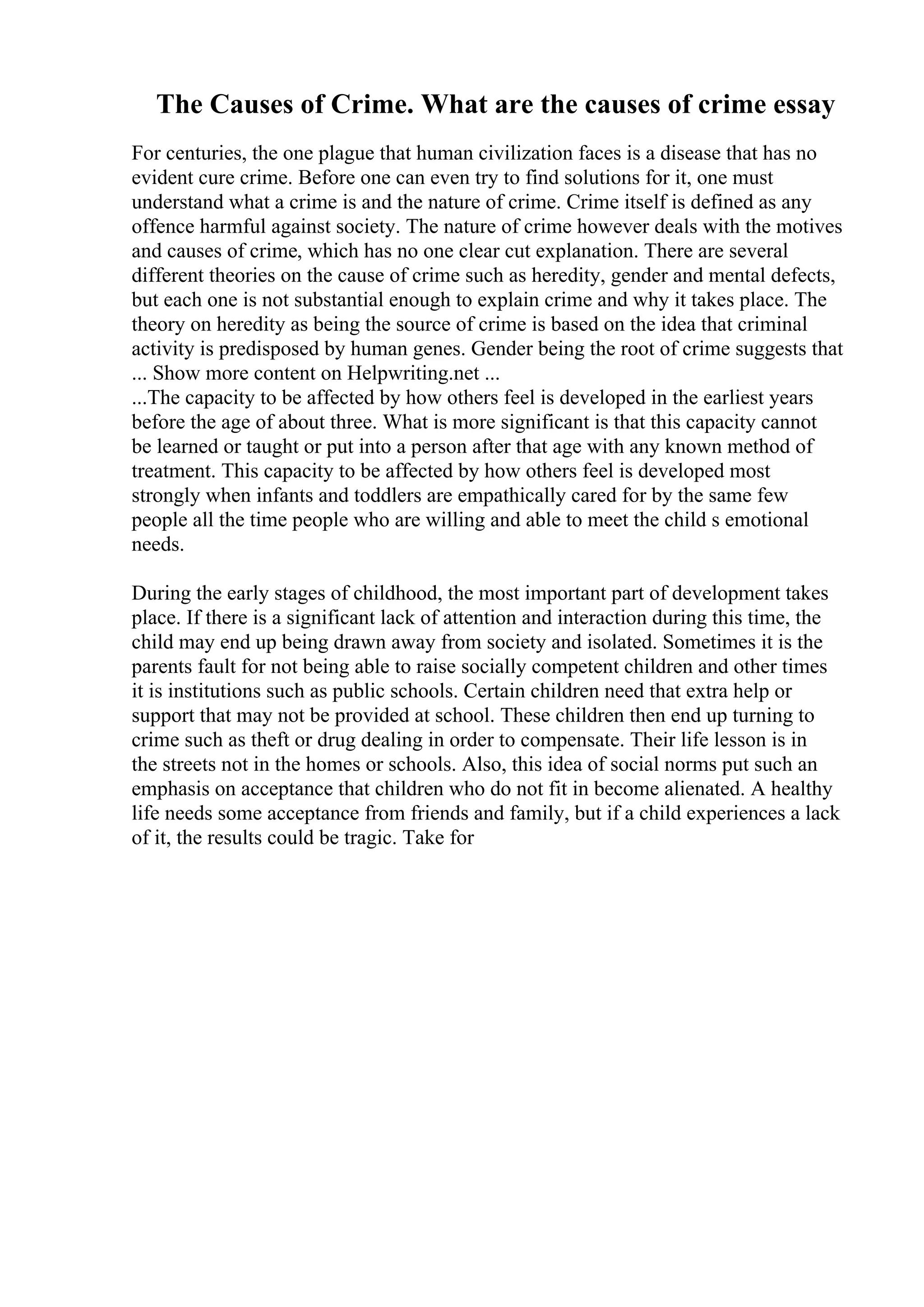 Argumentative Essay Introduction Example | PDF