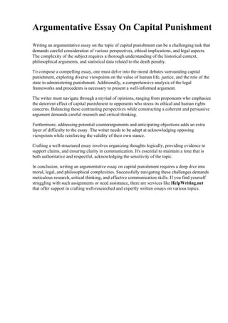 Argumentative Essay On Capital Punishment.pdf