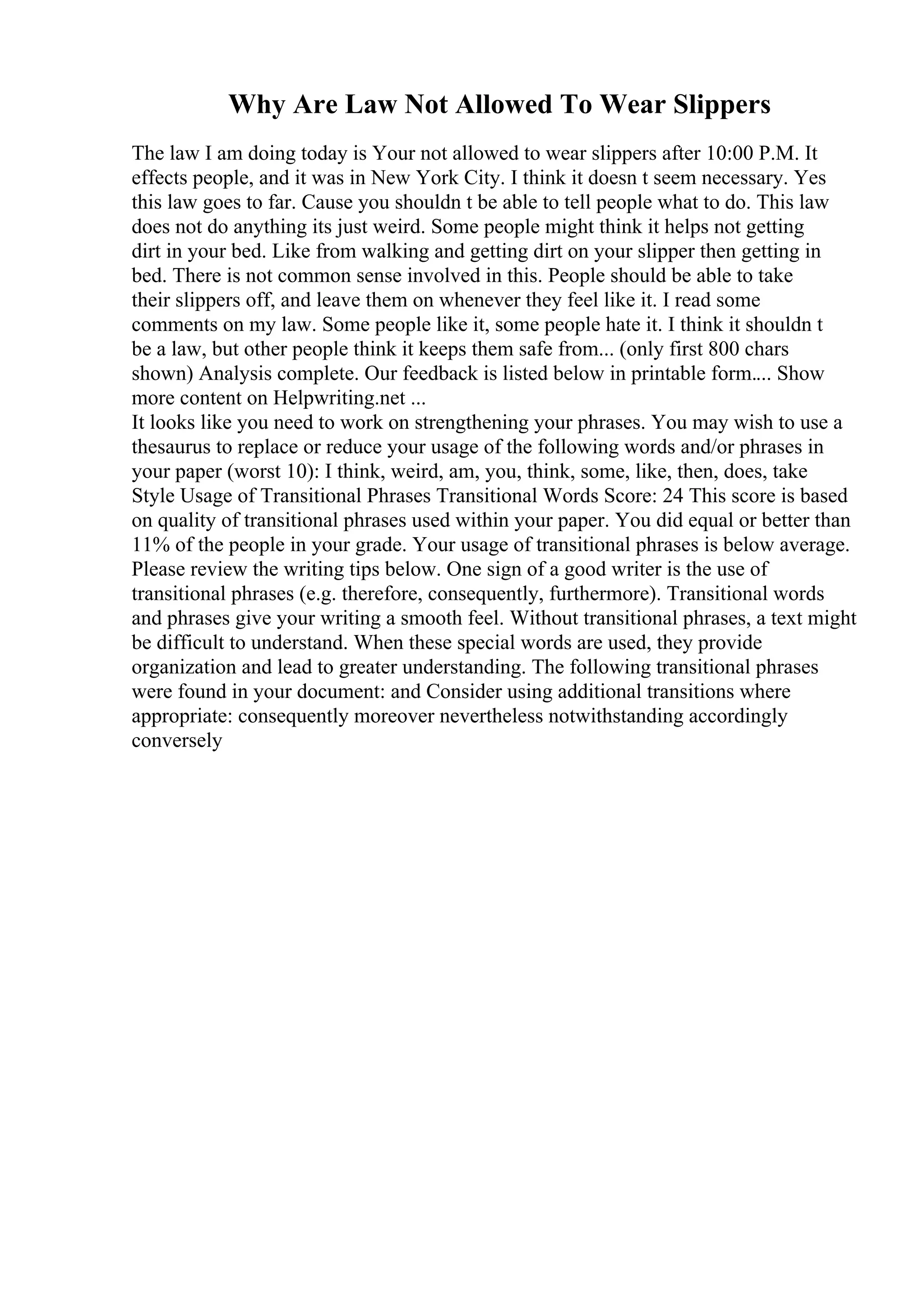 Argumentative Essay On School Uniforms | PDF