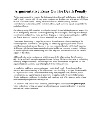 Argumentative Essay On The Death Penalty.pdf