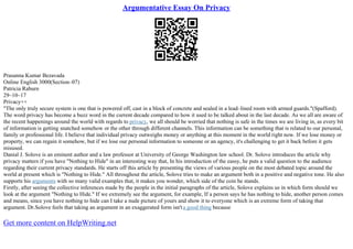 Argumentative Essay On The Movie Get Out | PPT