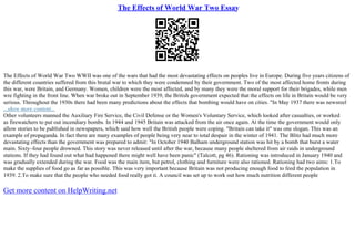 Argumentative Essay On World War 2 | PPT