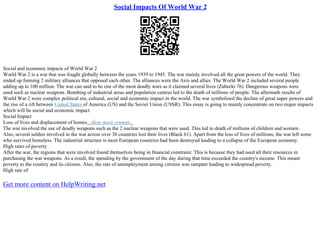 Argumentative Essay On World War 2 | PPT