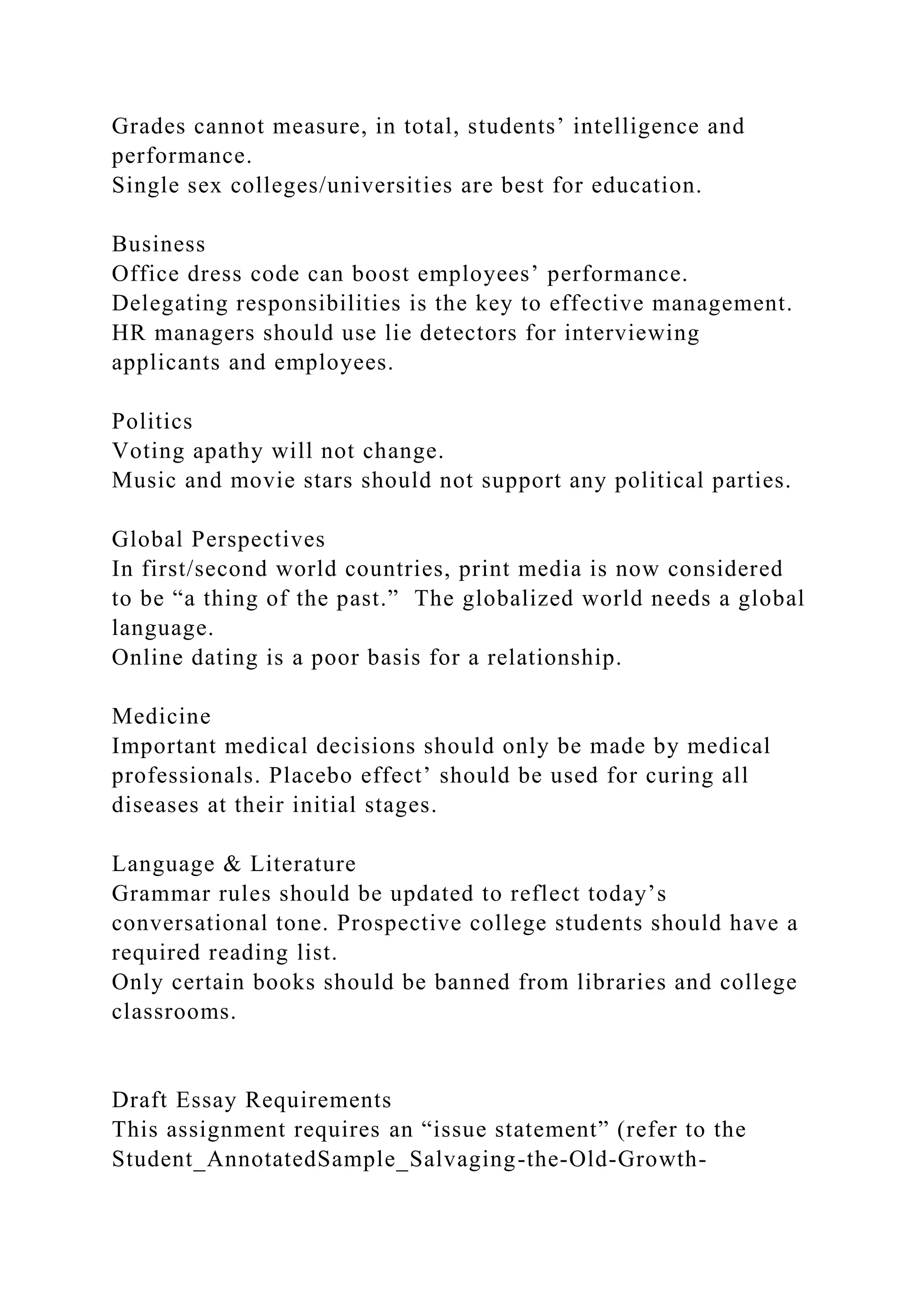 Argumentative Essay (Outline) Assignment InstructionsFor this assi.docx