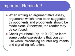 ARGUMENTATIVE ESSAY POWERPOINT.ppt