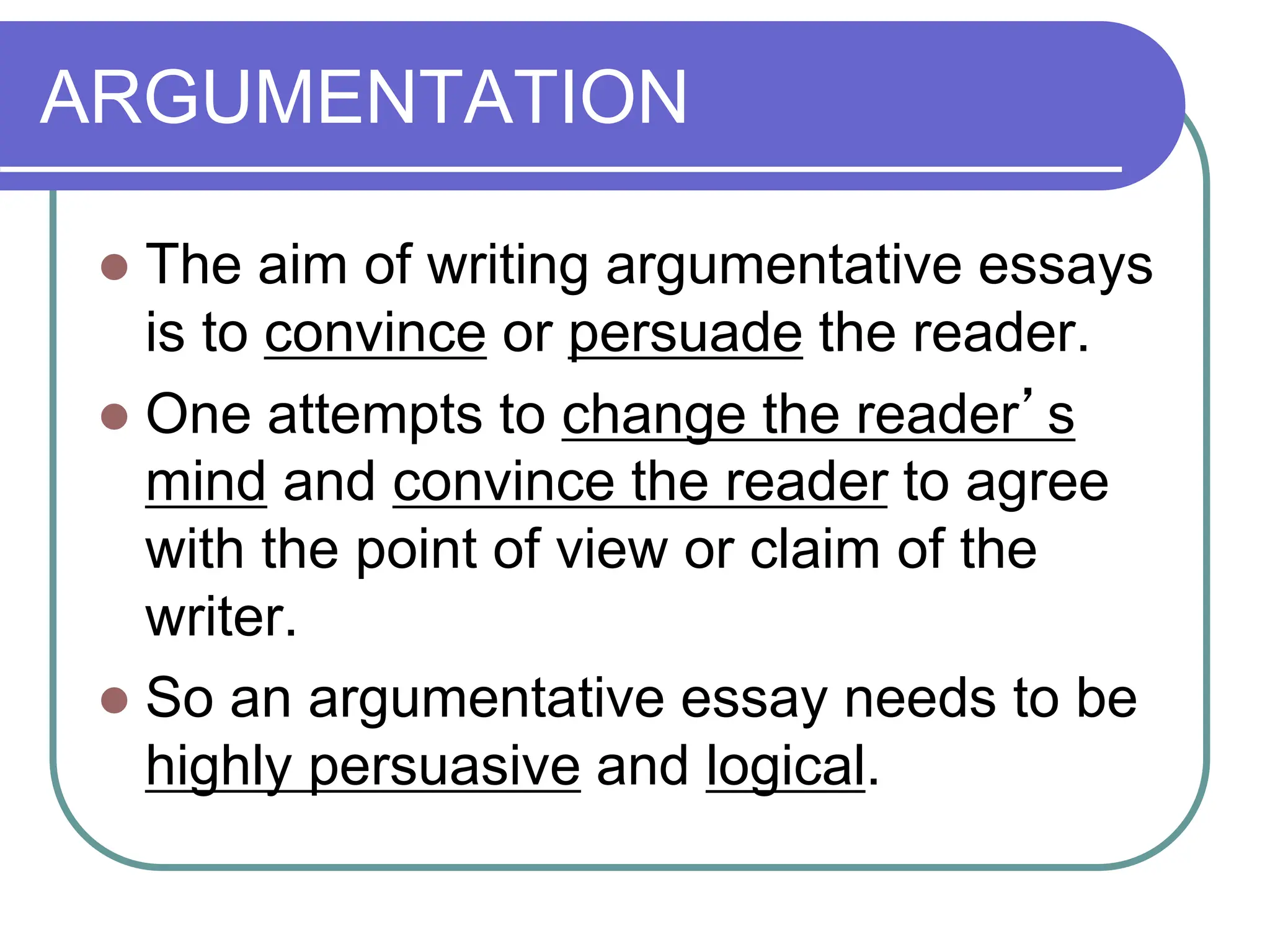 ARGUMENTATIVE ESSAY POWERPOINT.ppt