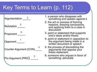 Argumentative essay | PPT