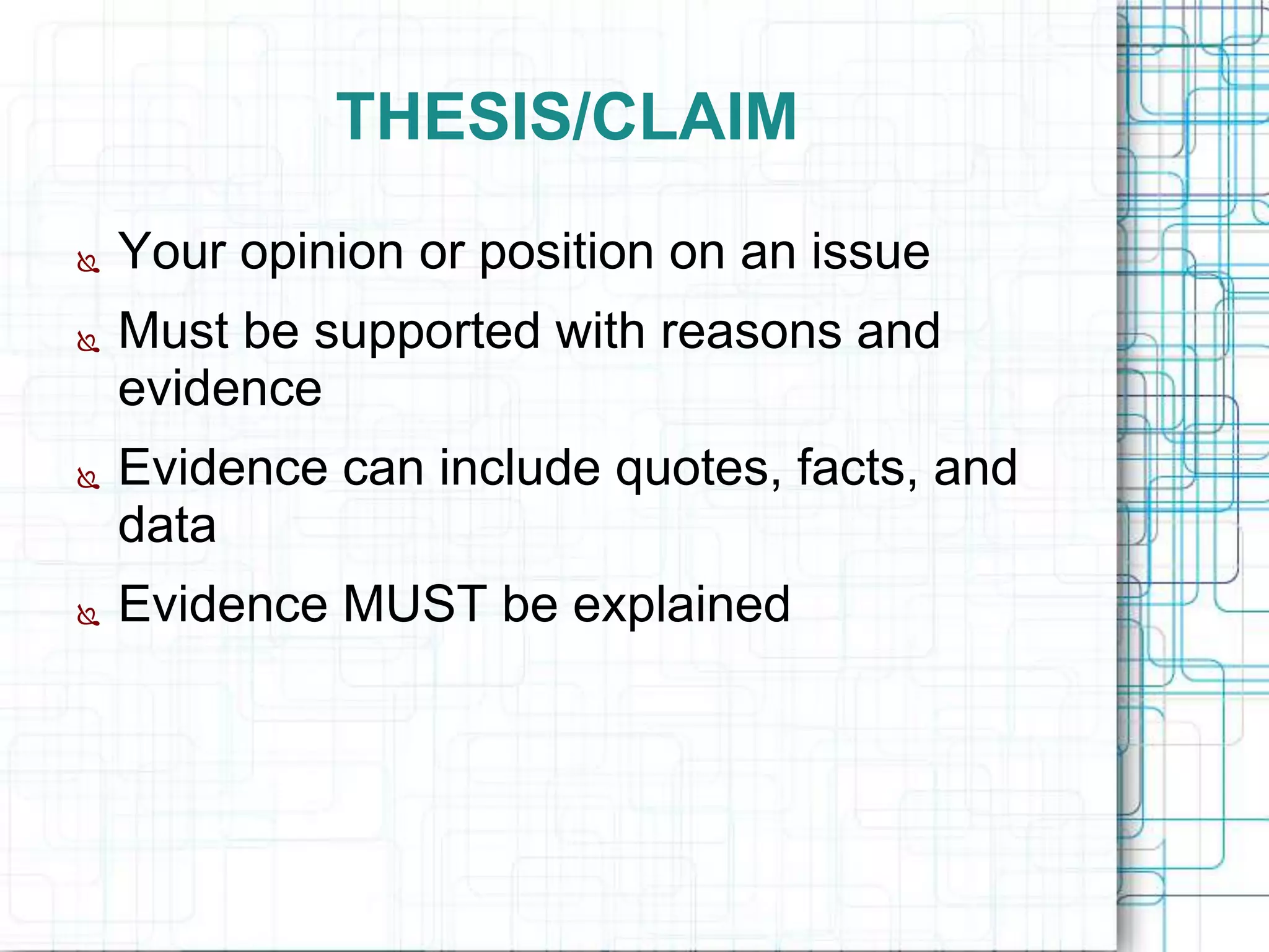 Argumentative essay ppt | PPTX