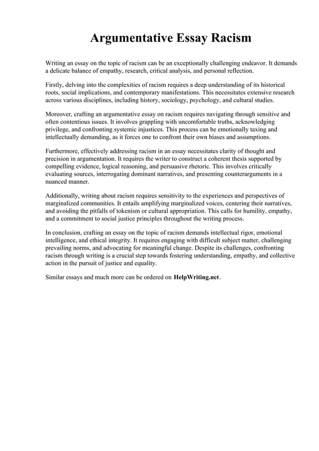 Argumentative Essay Racism.pdf