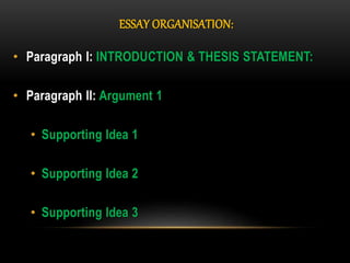 Argumentative essay redux | PPT