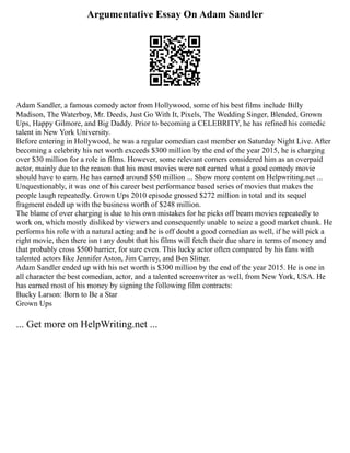 Argumentative Essay Science And Technology Es | PDF