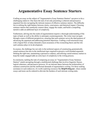 Argumentative Essay Sentence Starters.pdf