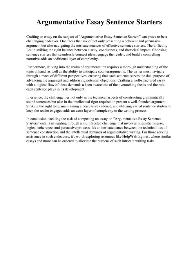 Argumentative Essay Sentence Starters.pdf