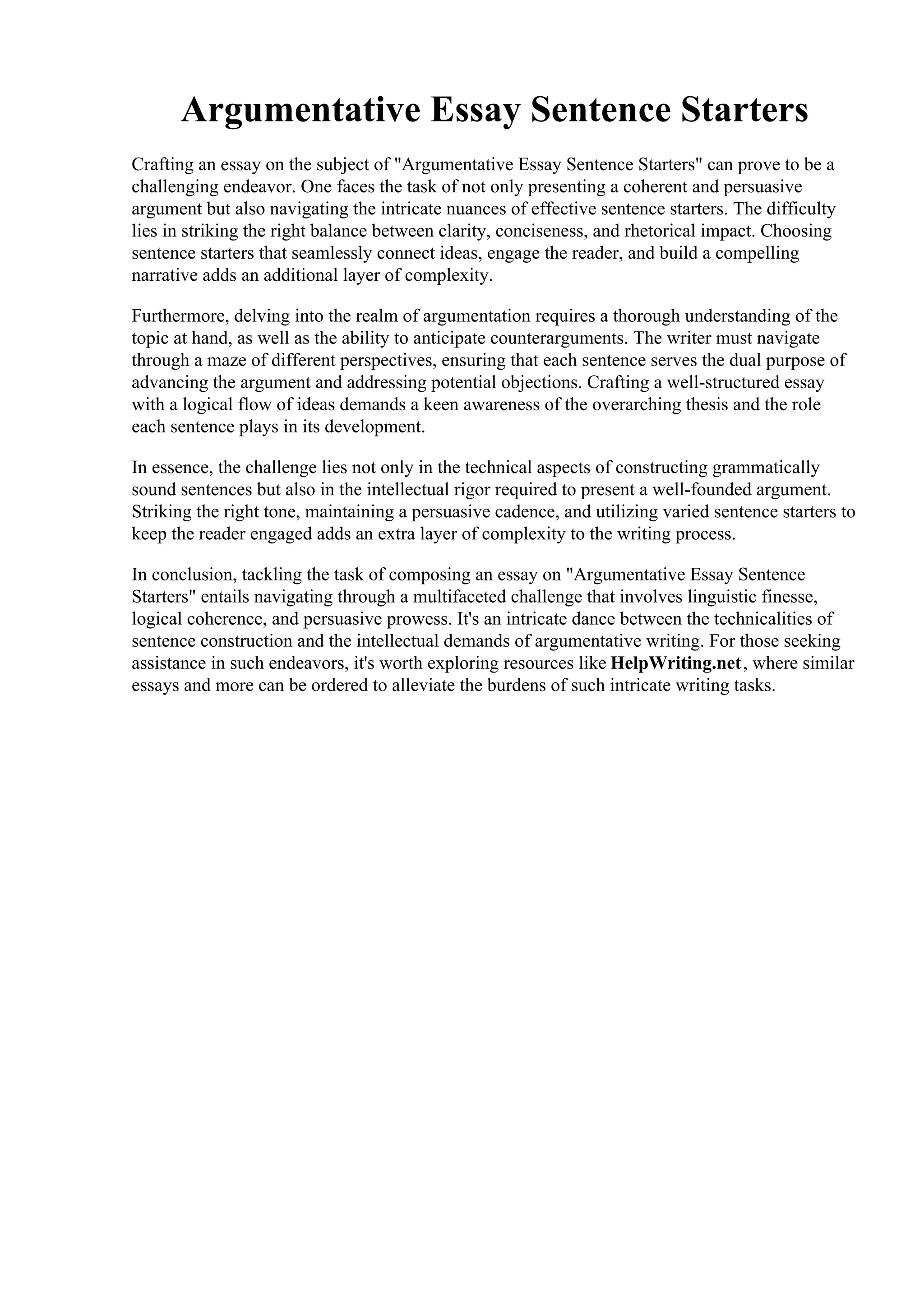 Argumentative Essay Sentence Starters.pdf
