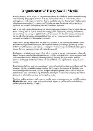 Argumentative Essay Social Media.pdf