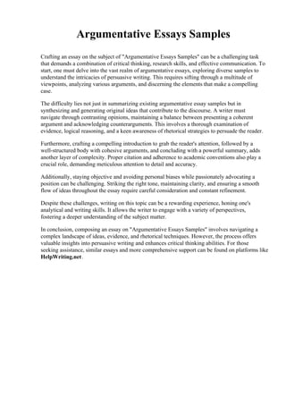 Argumentative Essays Samples.pdf
