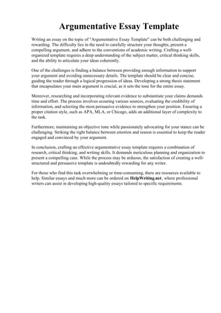 Argumentative Essay Template.pdf