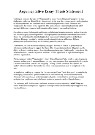 Argumentative Essay Thesis Statement.pdf