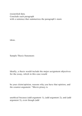 Argumentative EssayThis writing assignment involves .docx