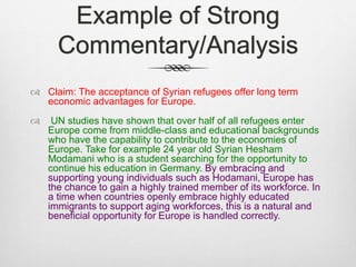 Examples Of Commentary