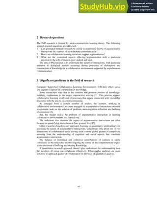 Argumentative Interactions In Online Asynchronous Communication | PDF