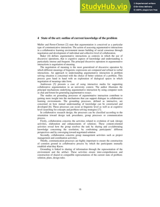 Argumentative Interactions In Online Asynchronous Communication | PDF