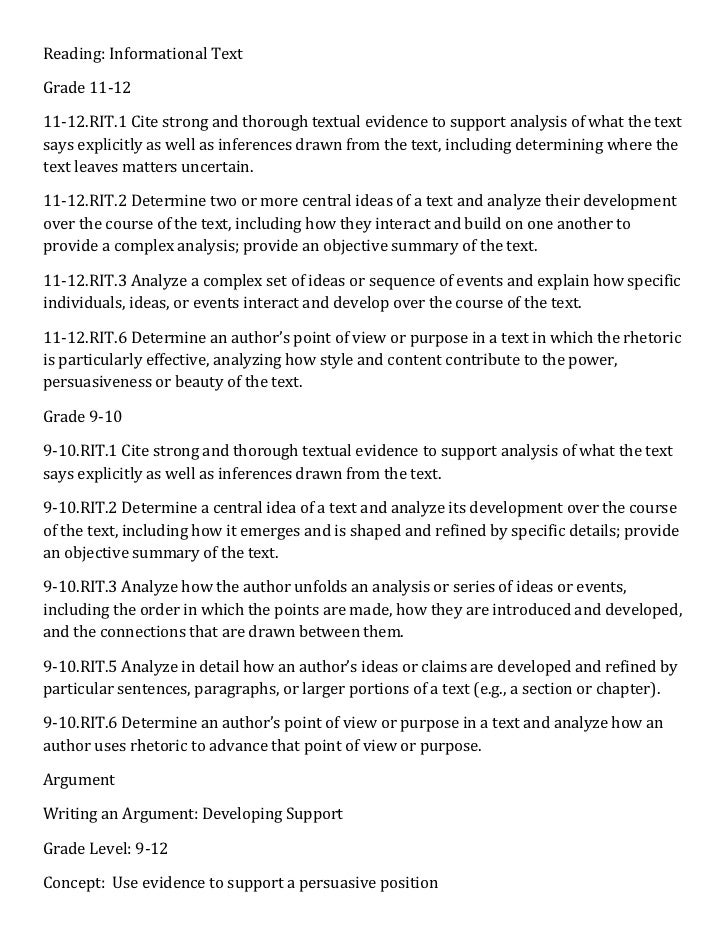 Argumentative lesson plans