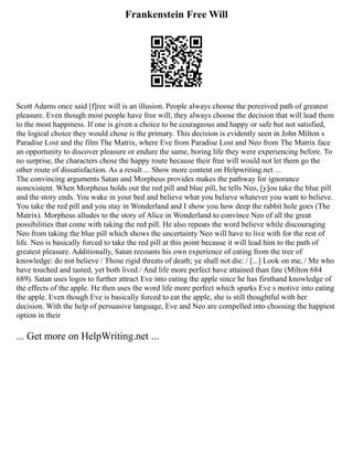 Argumentative Paper Example. How To Write An | PDF | Freelance Writing ...