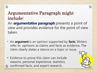 Argumentative Paragraph.pptx