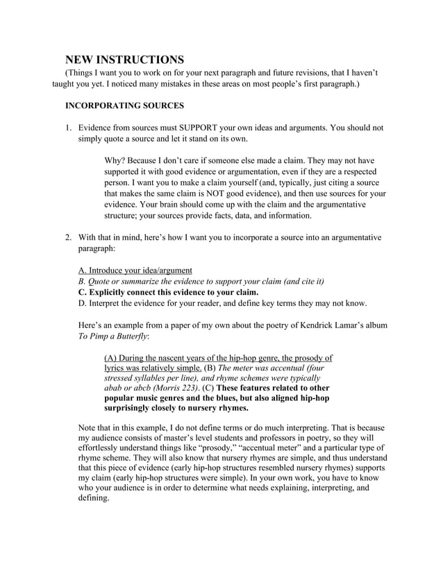 Argumentative research paper cheat sheet | PDF